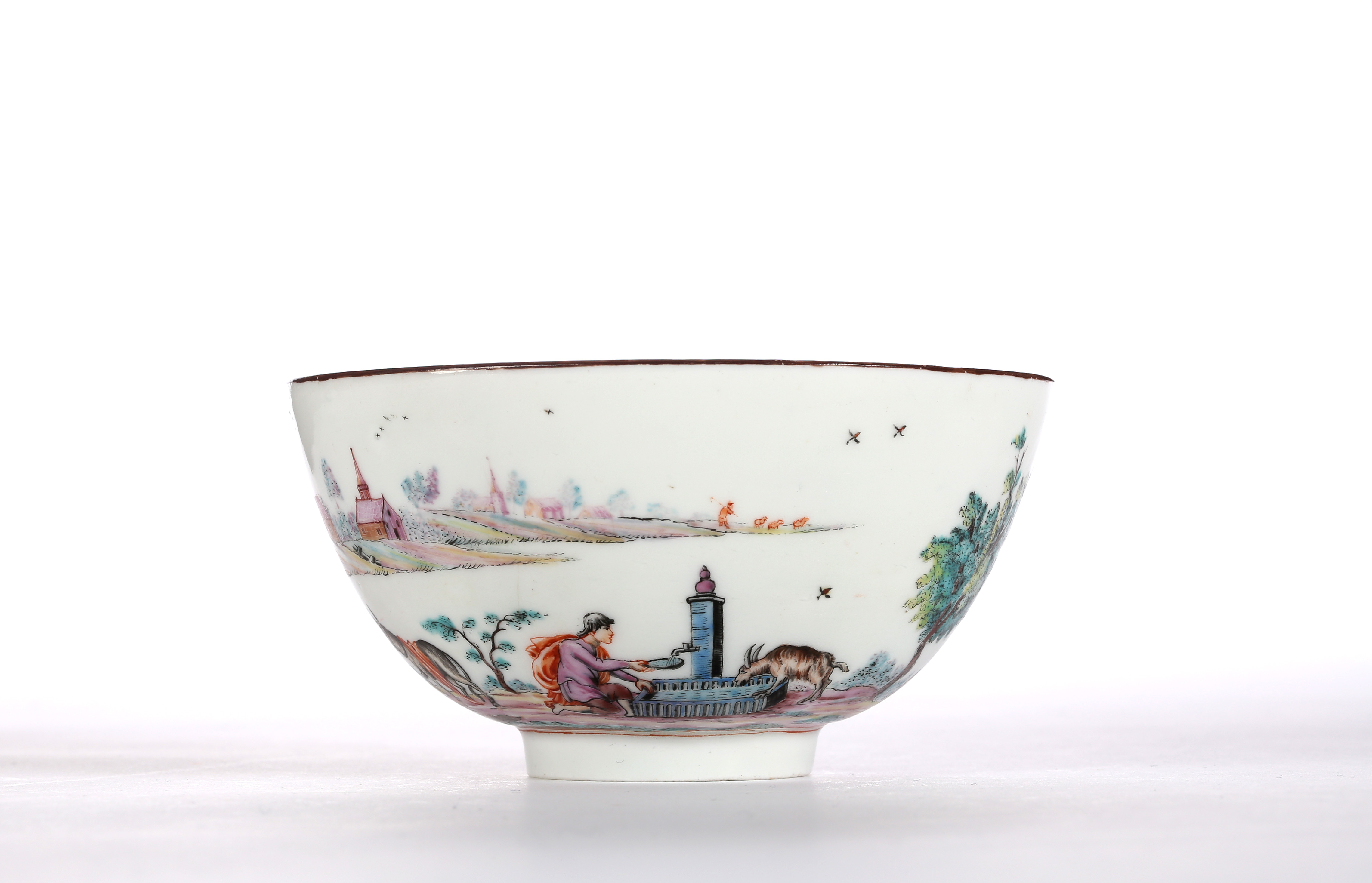 A DUTCH-DECORATED ‘FINE LINE’ CHINESE BOWL | Rare Ceramics