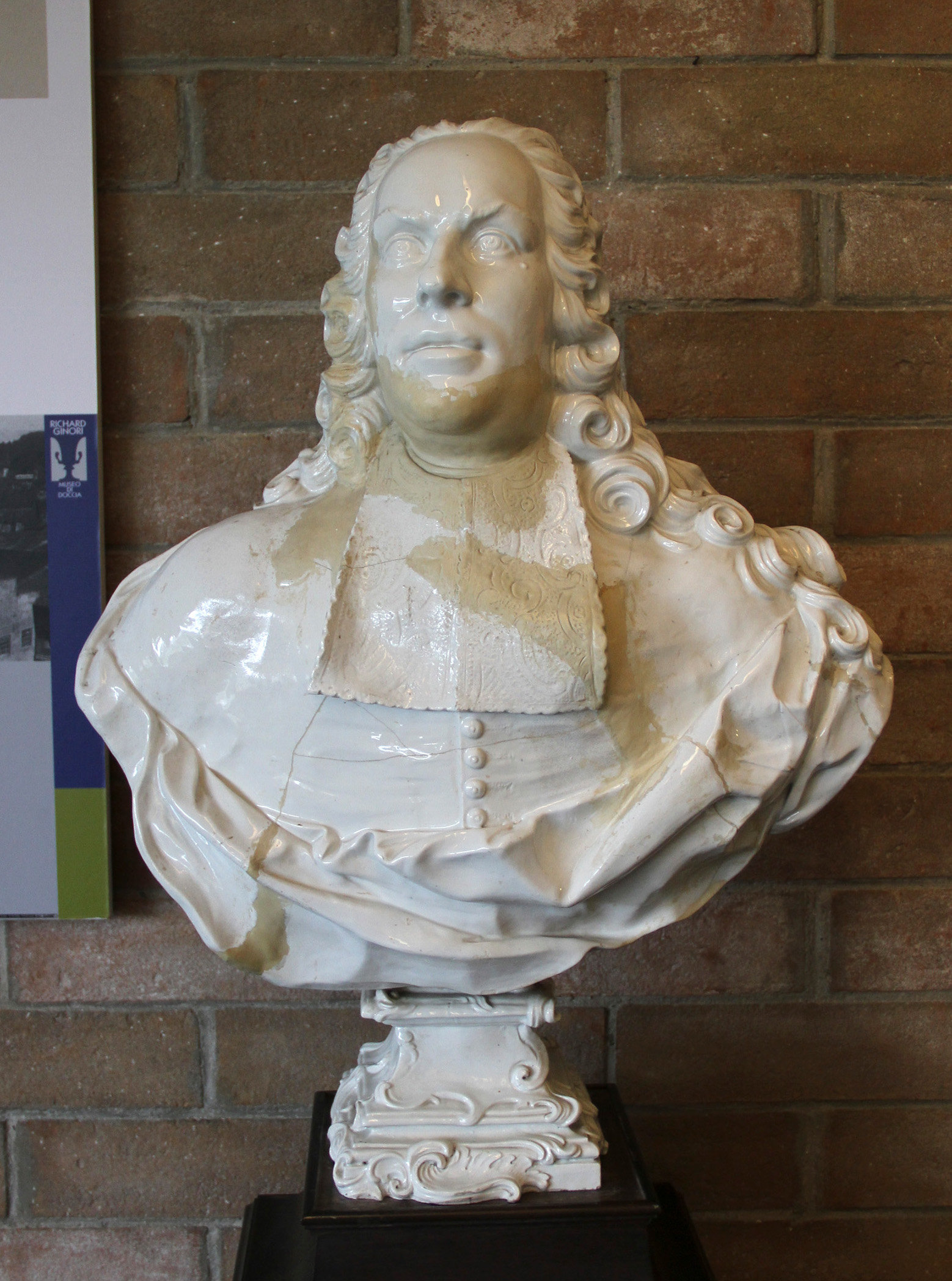 A DOCCIA PLAQUE of Marchese Carlo Ginori | Rare Ceramics