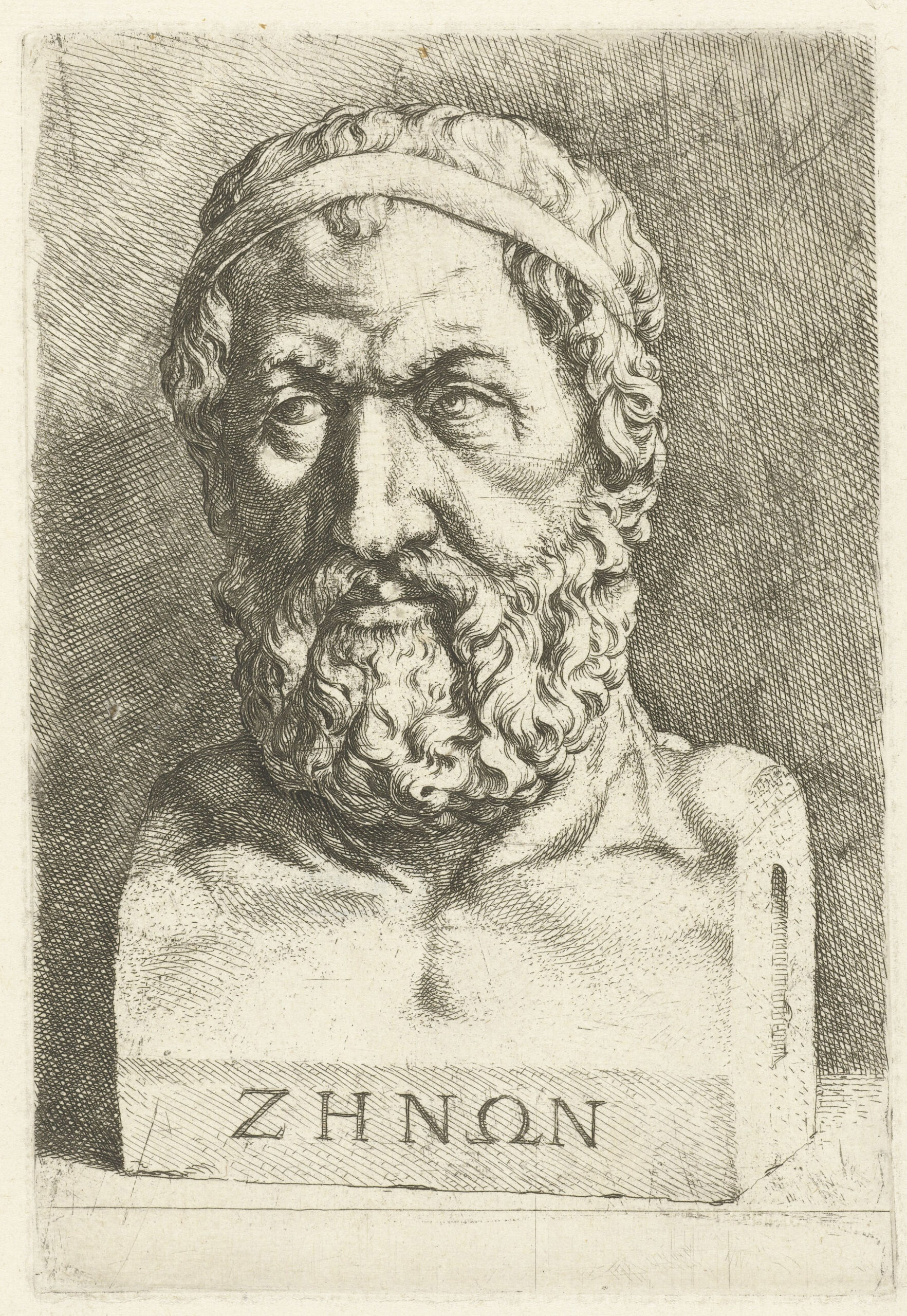 A WEDGWOOD & BENTLEY BLACK BASALT BUST OF ZENO | Rare Ceramics